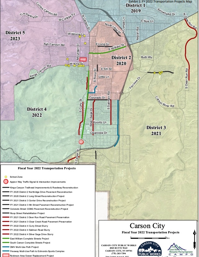 Carson City report: Local roads at risk of deteriorating | Carson City’s Trusted News Source ...